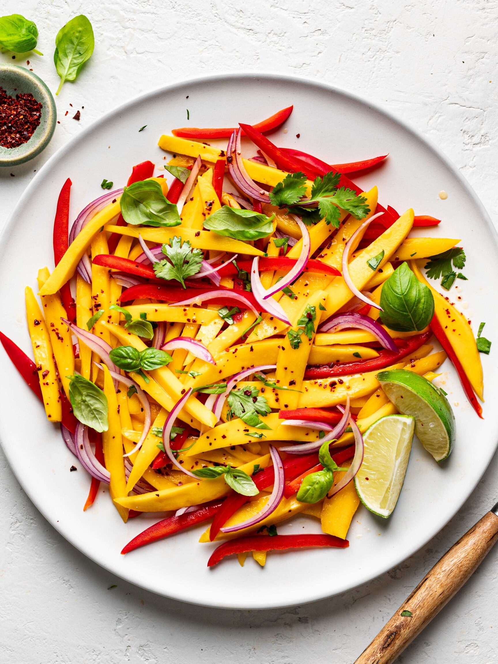 Ensalada de Mango: Deliciosa receta saludable con hortalizas crujientes ...